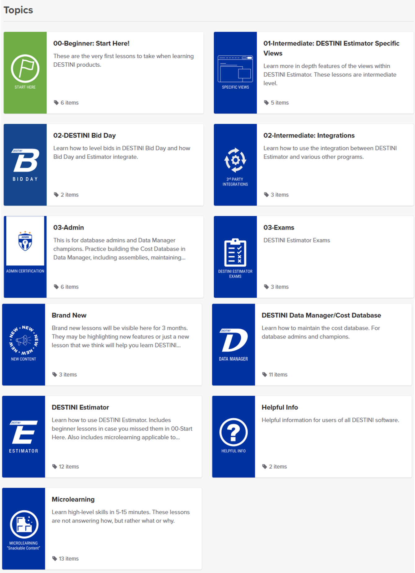 Step-by-step Online Training of DESTINI Products