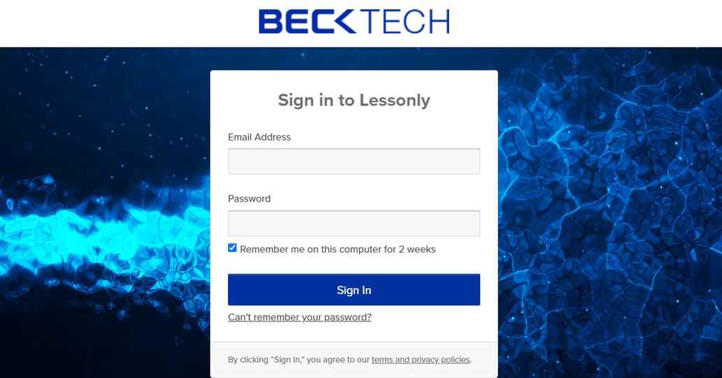 On-demand training content for DESTINI products