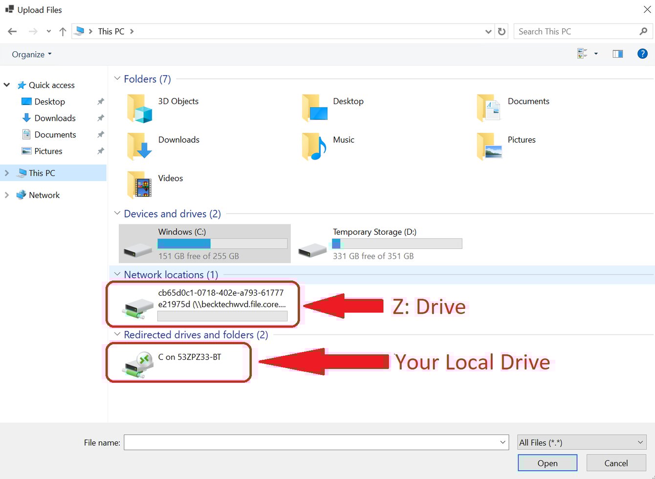 How To Use the File Explorer Tool in the Hosted Environment