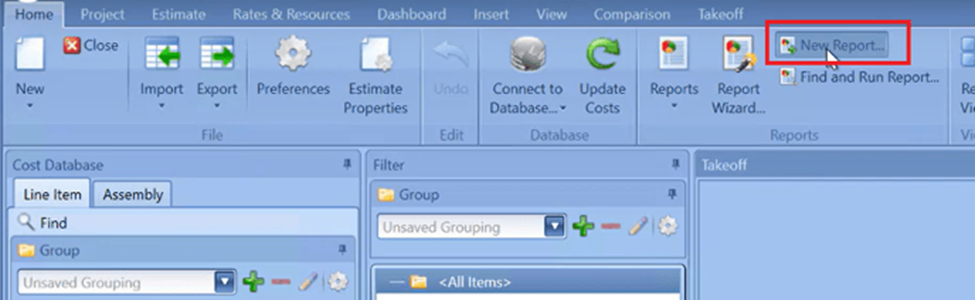 Add Project Properties in a Standard Report
