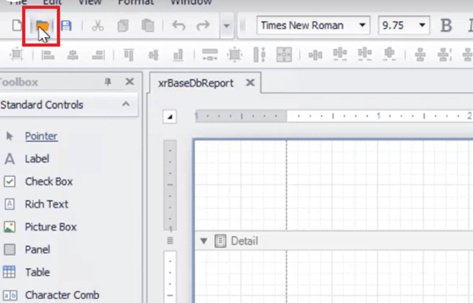 Add Project Properties in a Standard Report