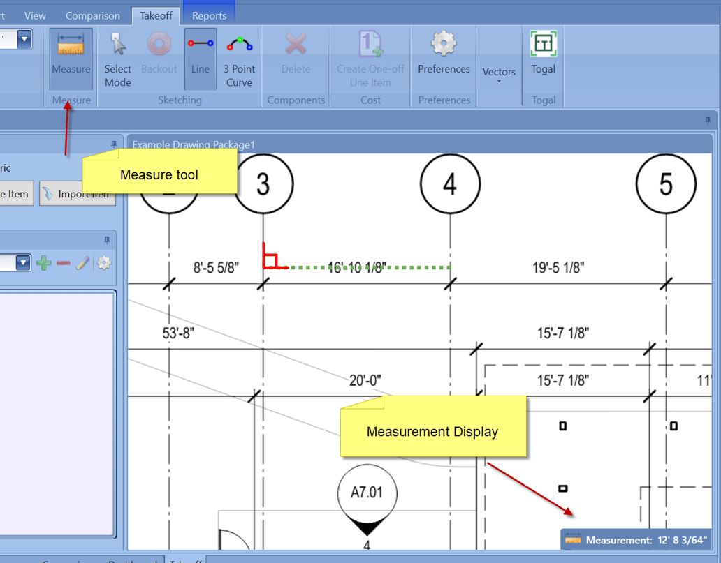 How To Use the Measure Tool in 2D Takeoff